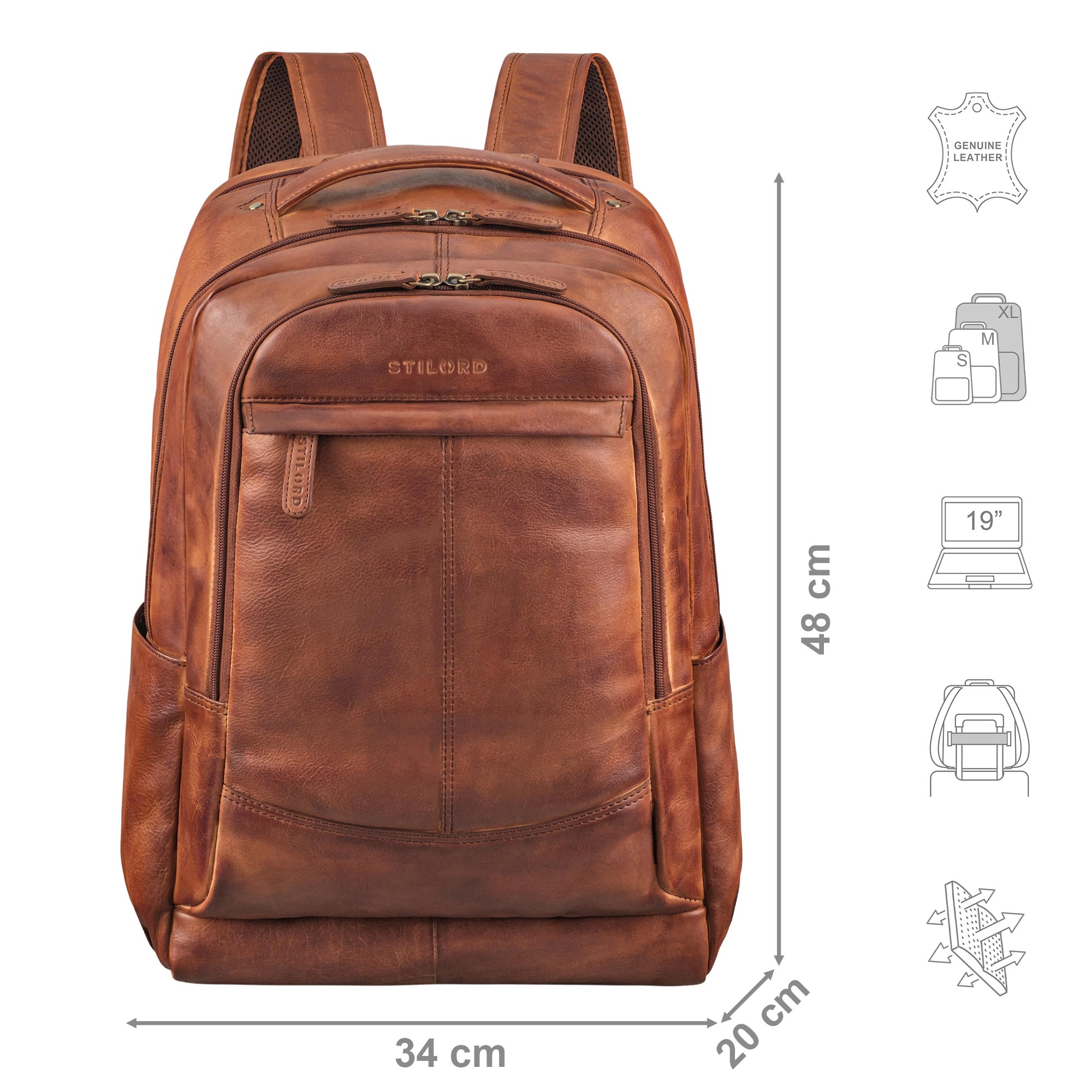 "Maxim" Zaino Porta Pc 17 Pollici | STILORD