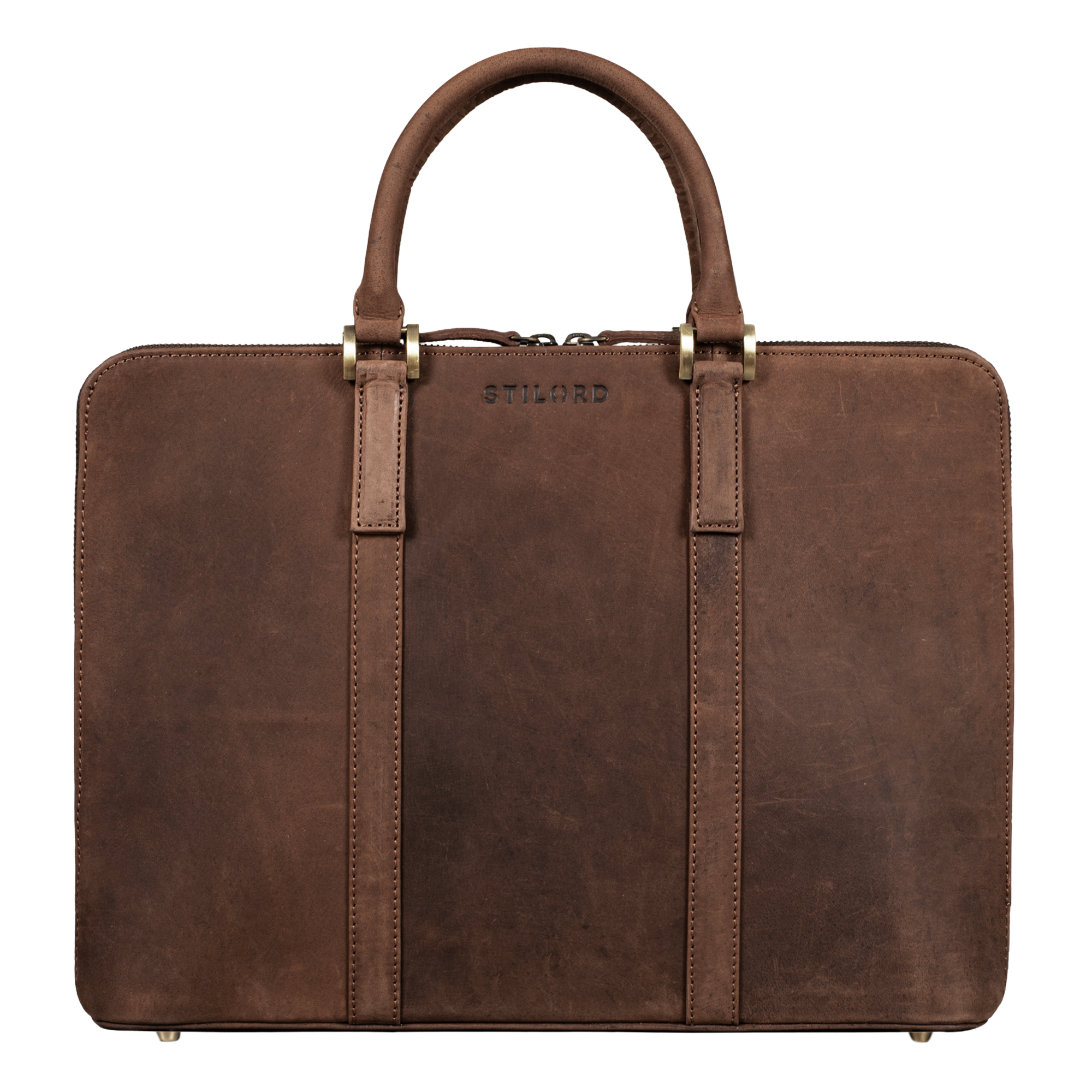 "Leonora" Elegante Borsa da Lavoro Donna in Pelle Valigetta ...